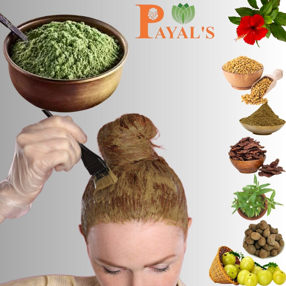 Payal's Herbal Henna For Men And Woomen (500g) – Payal Herbal